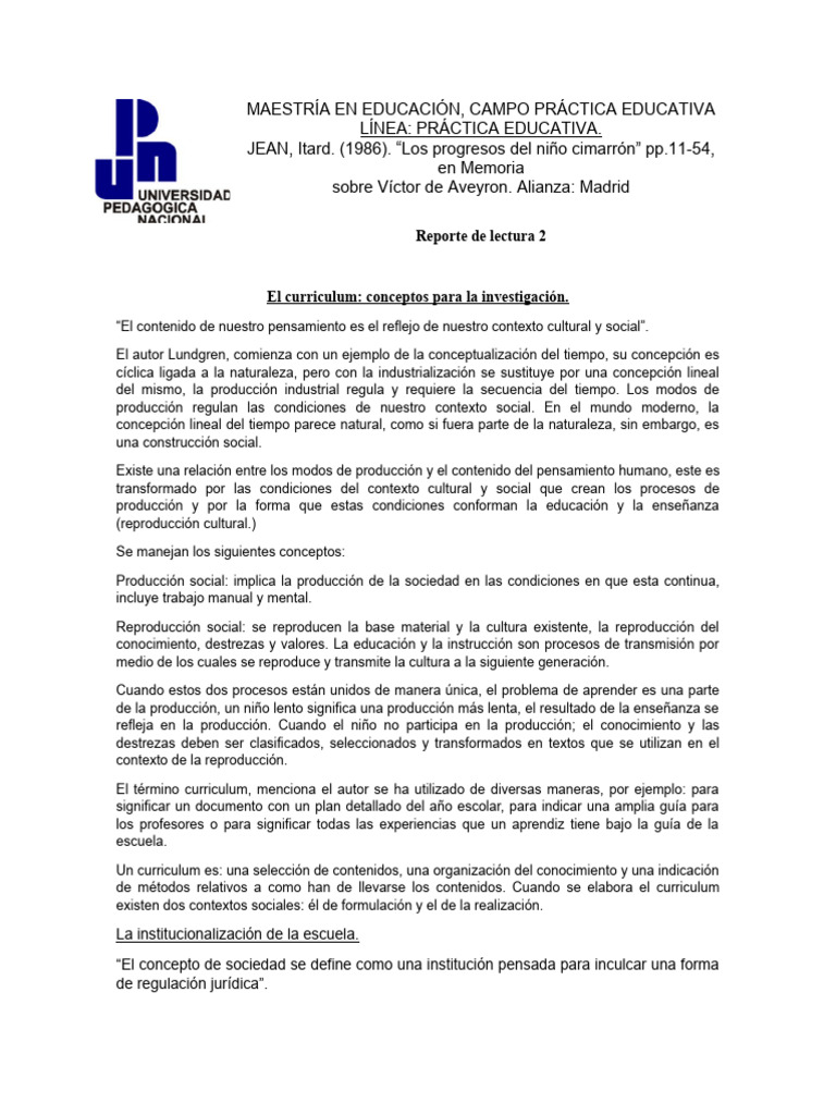 Reporte 2 Judel Palacios Diego | PDF | Plan de estudios | Enseñando