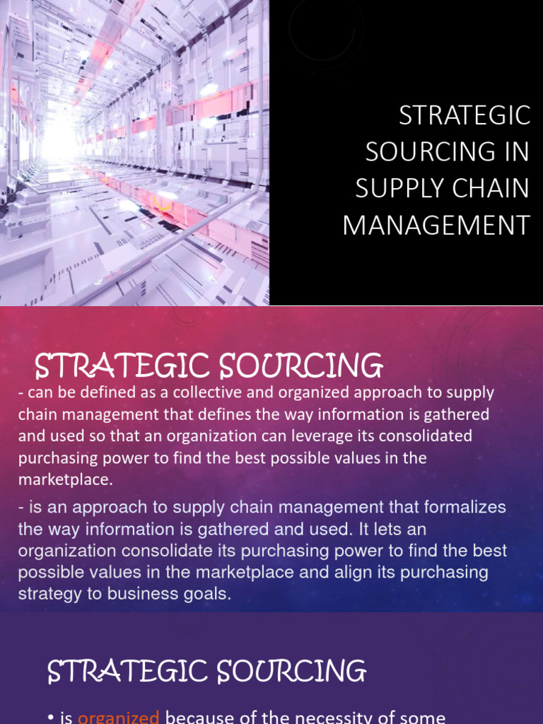 Strategic Sourcing Finals | PDF | Procurement | Request For Proposal