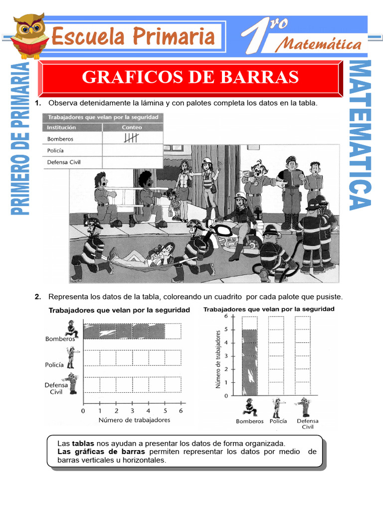 Graficos de Barras para Primero de Primaria | PDF