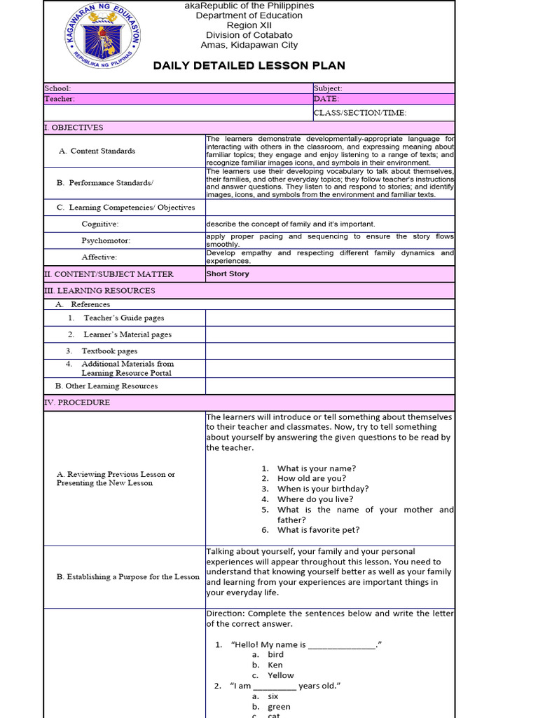 LP EngLang G2 | PDF | Learning | Teachers