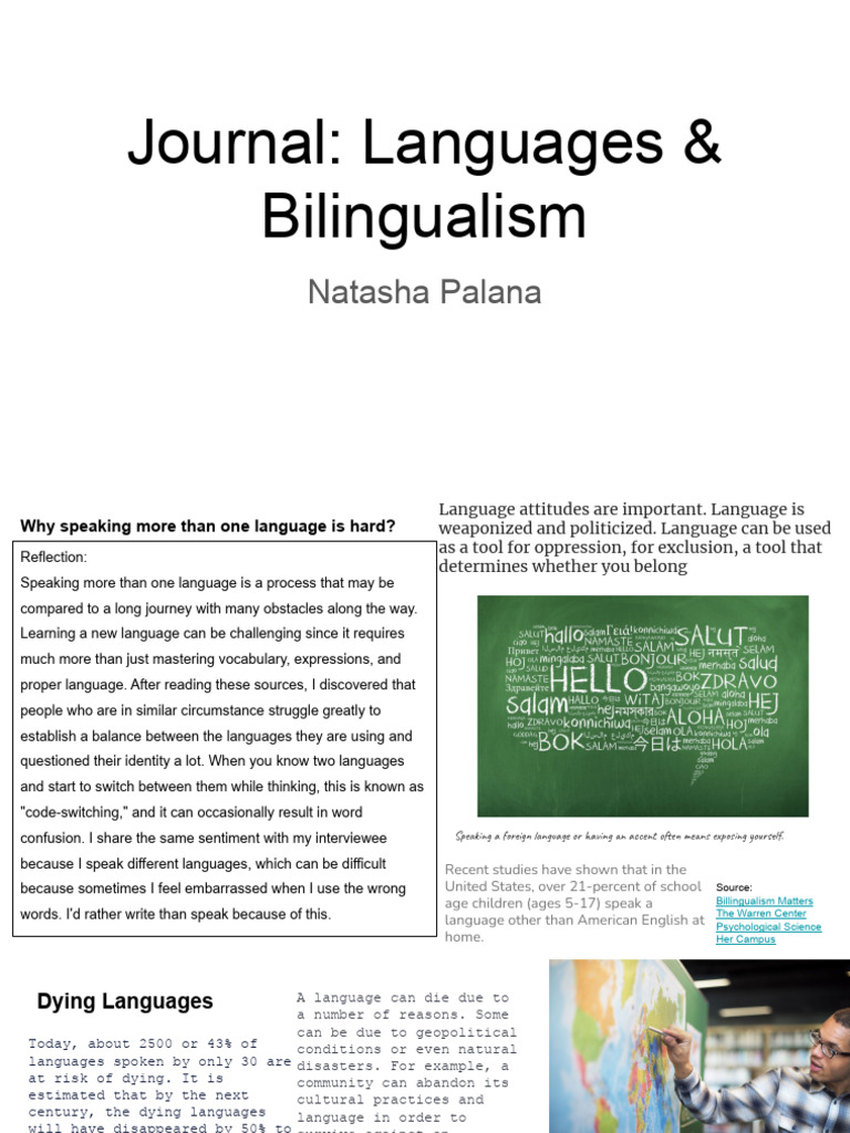 Journal - Languages & Bilingualism | PDF | Multilingualism ...