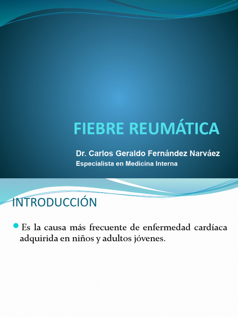 Fiebre Reumática | PDF | Cuidado de la salud | Especialidades Medicas
