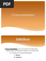 Characterization STEAL Chart Guide | PDF