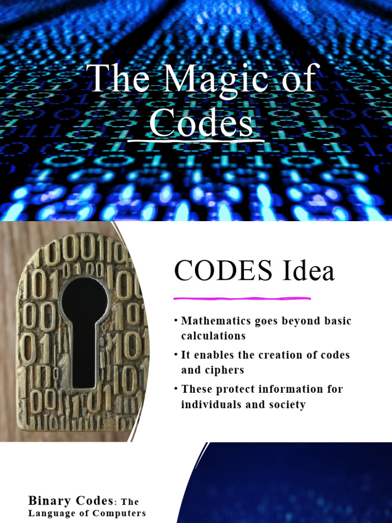 The Magic of Codes | PDF | Error Detection And Correction | Code