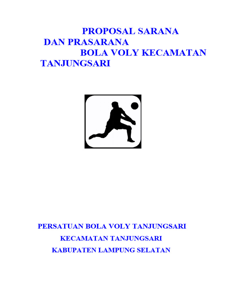 Proposal Bola Voly PDF Free | PDF | Olahraga & Rekreasi | Ilmu Sosial