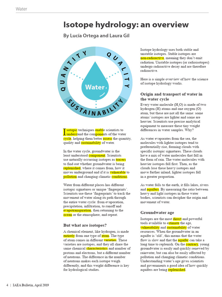 Isotope Hydrology: An Overview - Ok | PDF