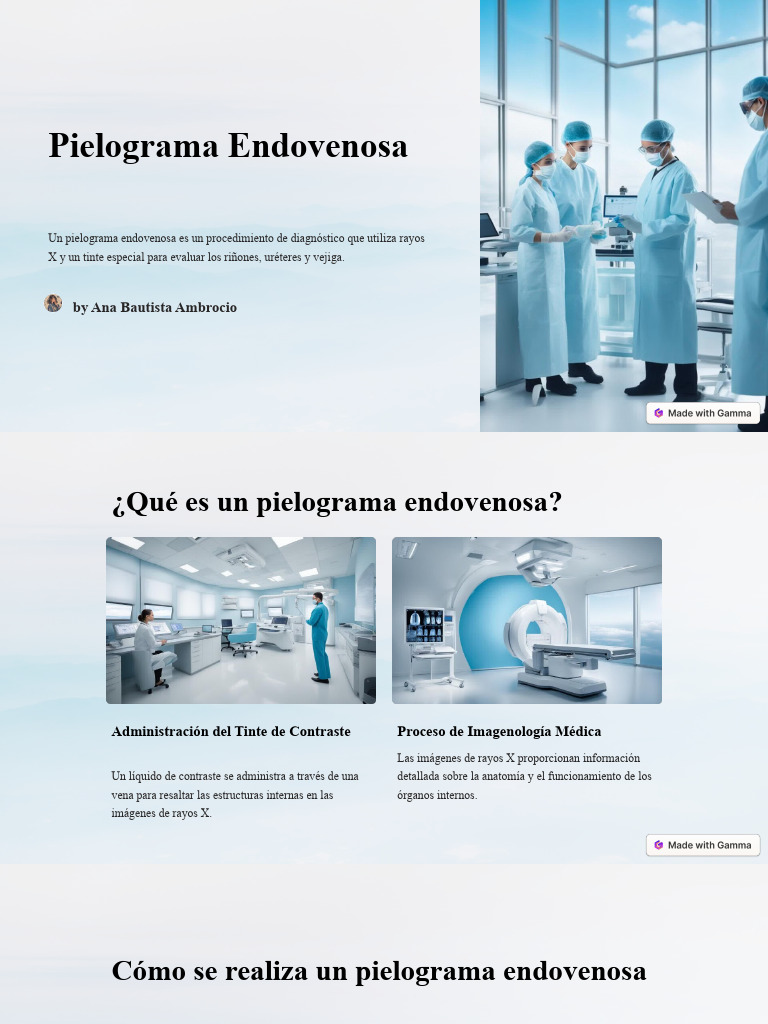 Pielograma-Endovenosa | PDF | Terapia intravenosa | Alergia