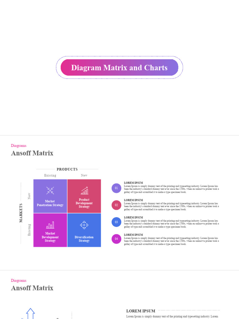 Diagram Matrix and Charts Powerpoint | PDF | Communication Design ...