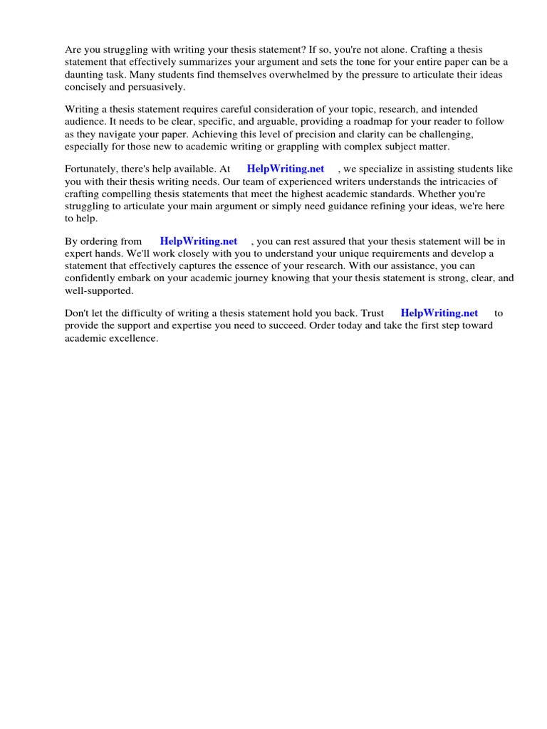 Evaluating Thesis Statement Quiz | PDF | Essays | Thesis