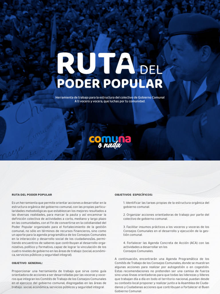 “RUTA DEL PODER POPULAR” (Digital) | PDF | Residuos | Juez