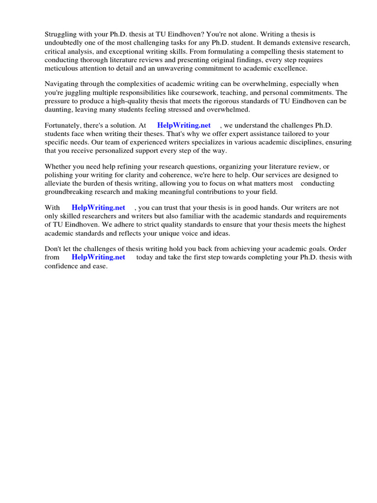 PHD Thesis Tu Eindhoven | PDF | Thesis | Nanoparticle
