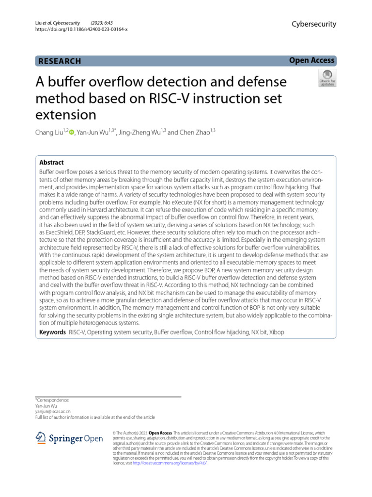 A Buffer Overflow Detection and Defense | PDF | Computer Security | Security