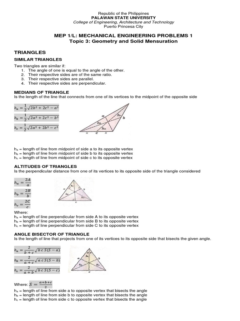 Module 4 - Geometry and Solid Mensuration | PDF