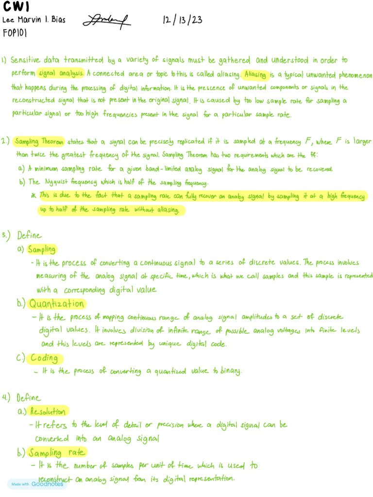 Bias CW1 | Download Free PDF | Sampling (Signal Processing) | Computer Science