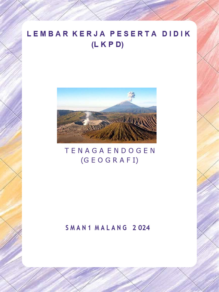 LKPD Litosfer Tenaga Endogen | PDF