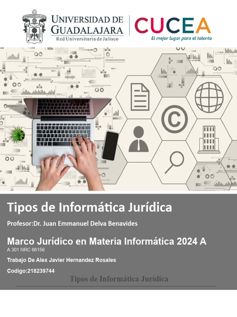 Tipos de Informática Jurídica | PDF | Informática | Ciencias de la ...