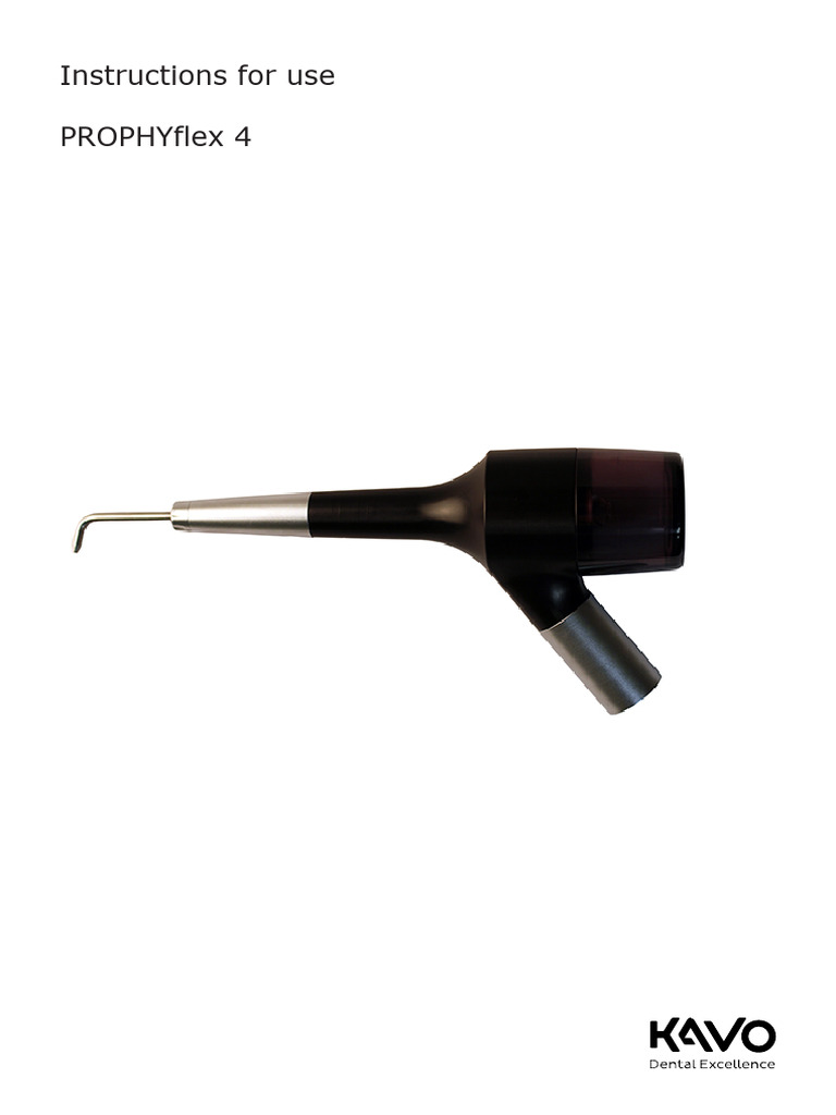 Kerr - KaVo PROPHYflex 4 IFU | PDF | Sterilization (Microbiology ...