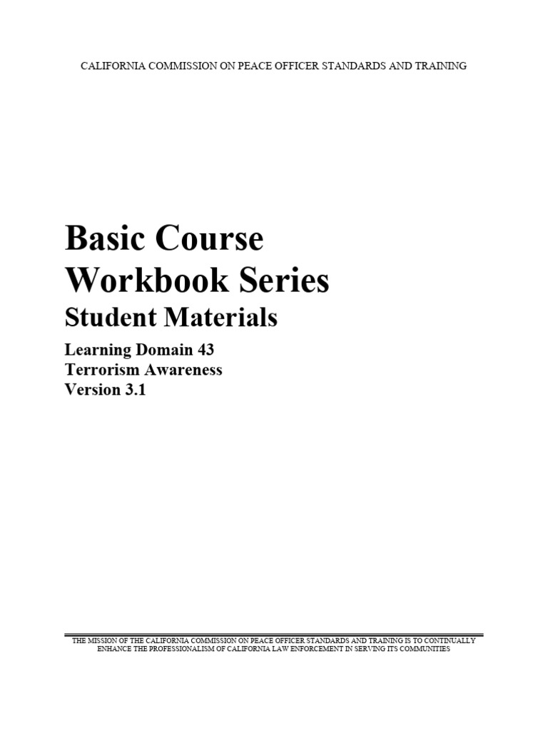 Basic Course Workbook Series: Student Materials | PDF