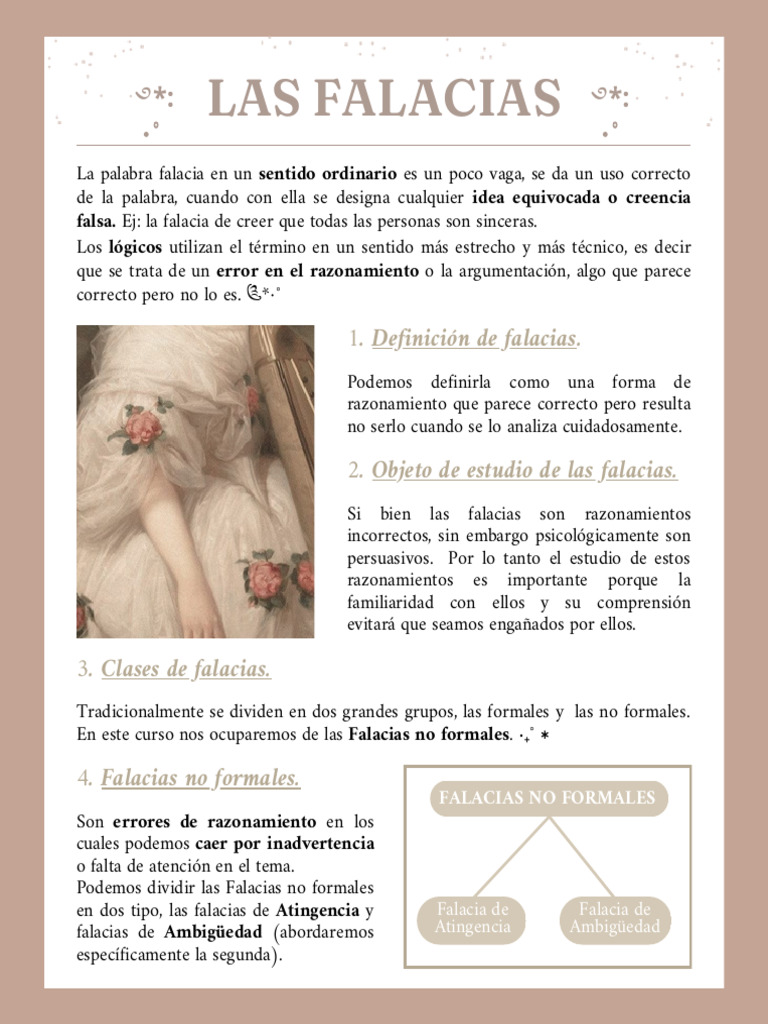 T15 Las Falacias | PDF | Falacia | Argumento