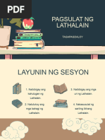 Pagsulat NG Feature Writing | PDF