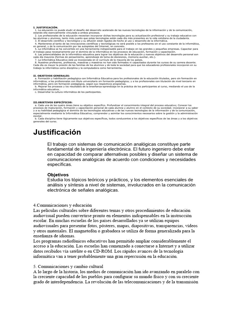 JUSTIFICACIÓN | PDF
