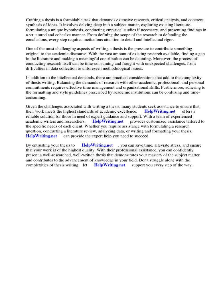 Thesis Executive Summary | PDF | Brand | Thesis