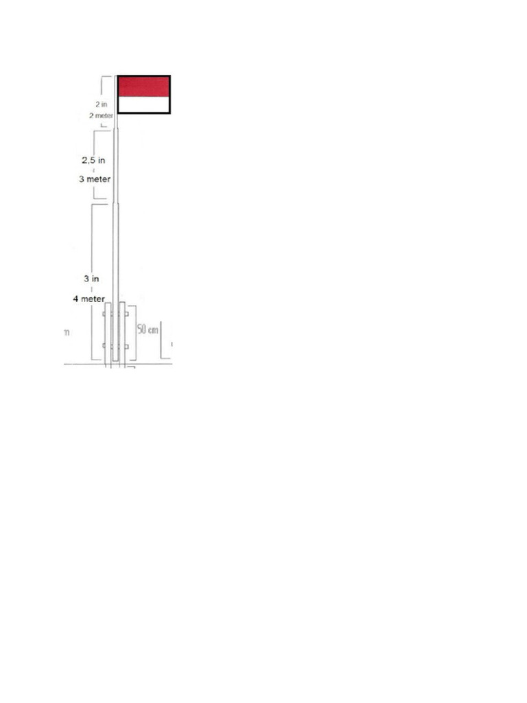 model tiang bendera upacara | PDF