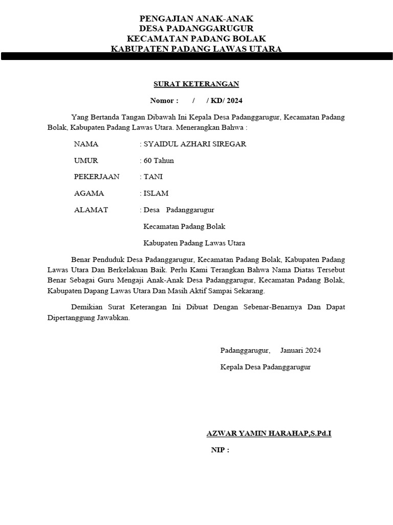 Proposal Bapak | PDF