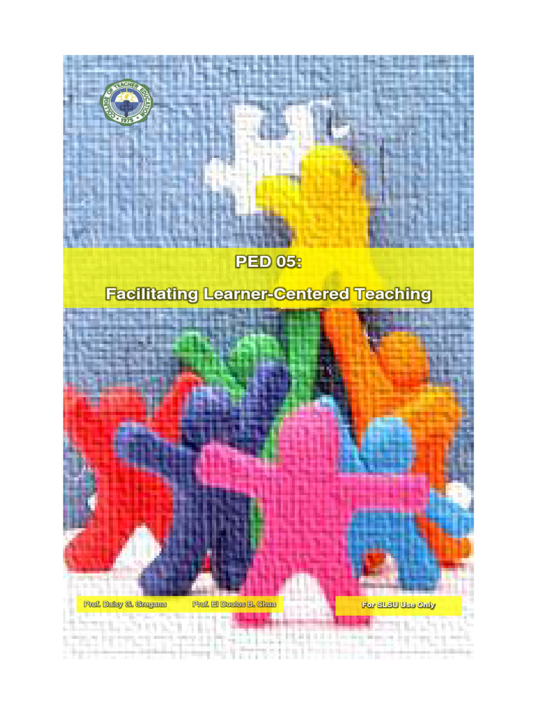 Module PED05 Facilitating Learner Centered Teaching 2 | PDF | Learning | Motivation