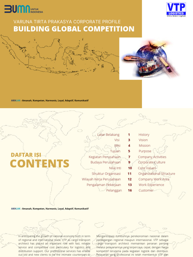 Company Profile PT. Varuna Tirta Prakasya Persero Terbaru | PDF