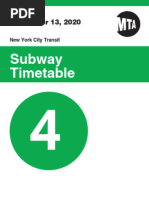 MTA SIM4C Bus Timetable | PDF