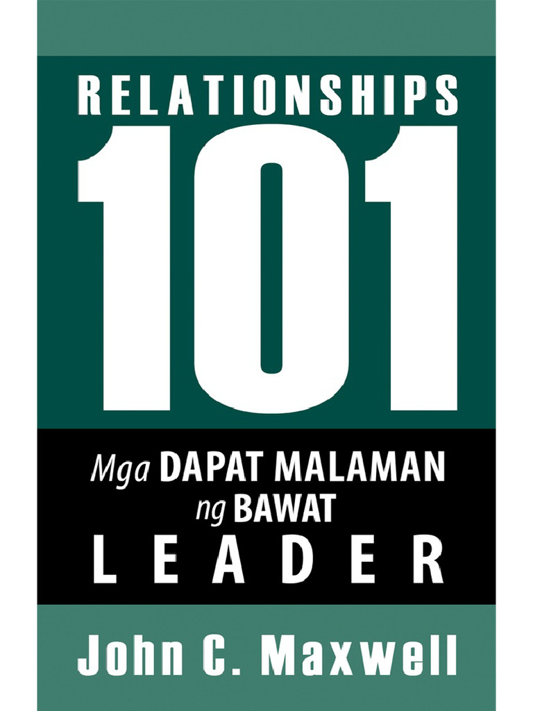 Relationships 101 Taglish Version | PDF