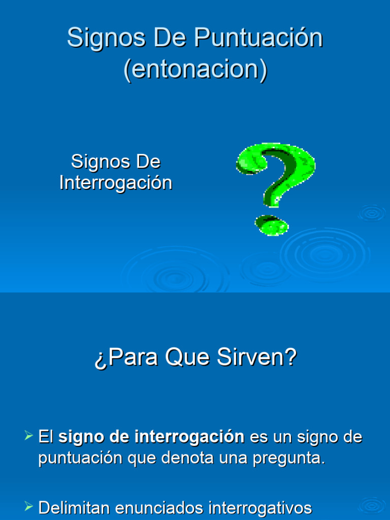 SIGNOS de PUNTUACION Interrogacion_y_exclamacion | PDF
