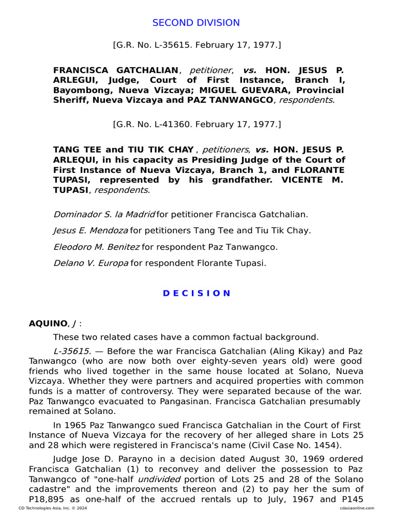 1977 Gatchalian - v. - Arlegui20240125 12 1m0x50w | PDF
