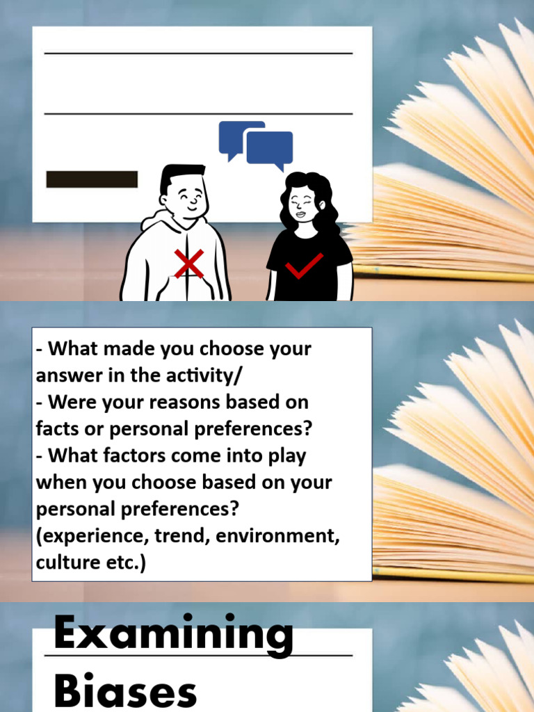 Eng8 Q3 W1 | PDF | Bias | Evidence