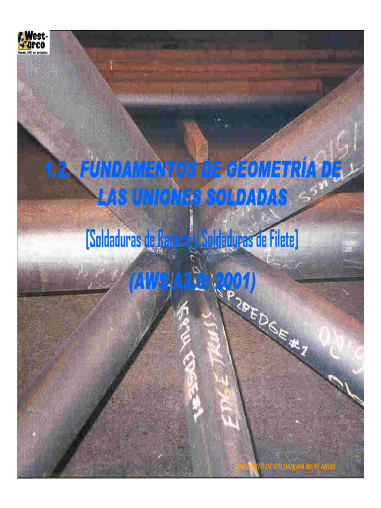 Geometría de Uniones Soldadas | PDF | Soldadura | Construcción