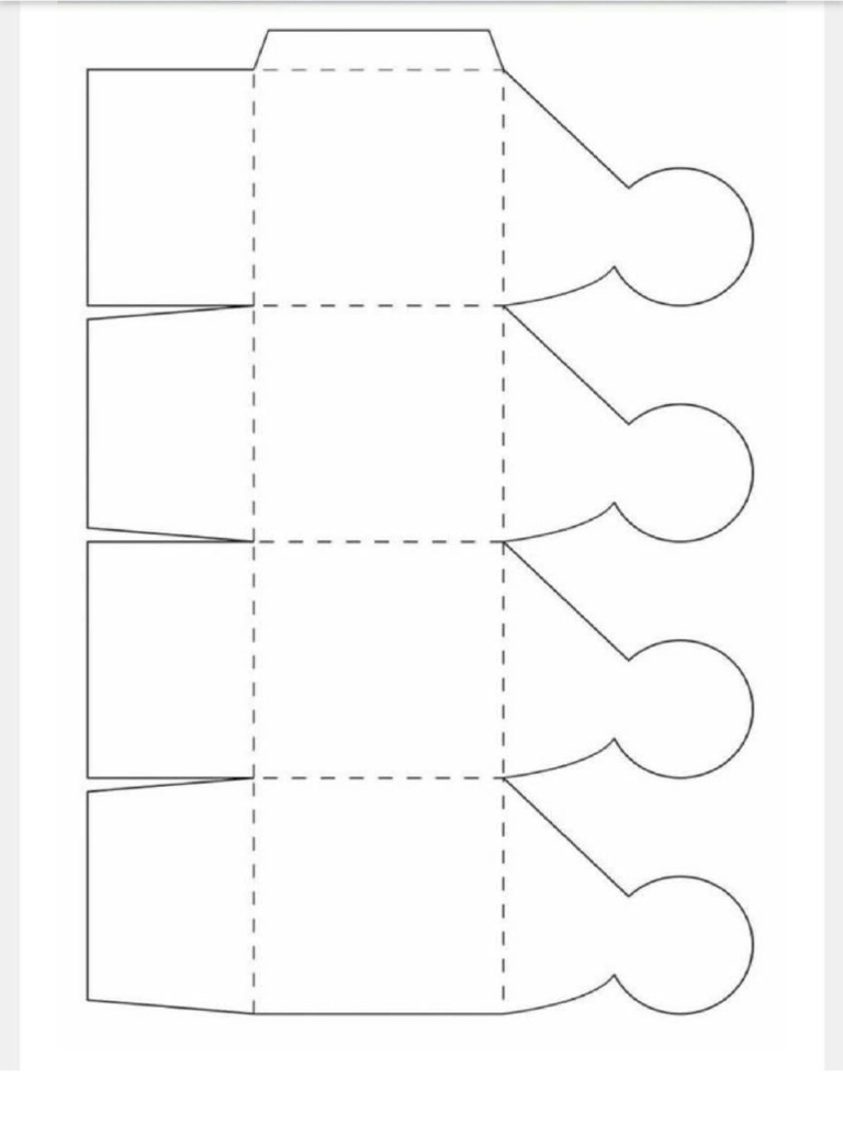 Molde De Cajitas Pdf