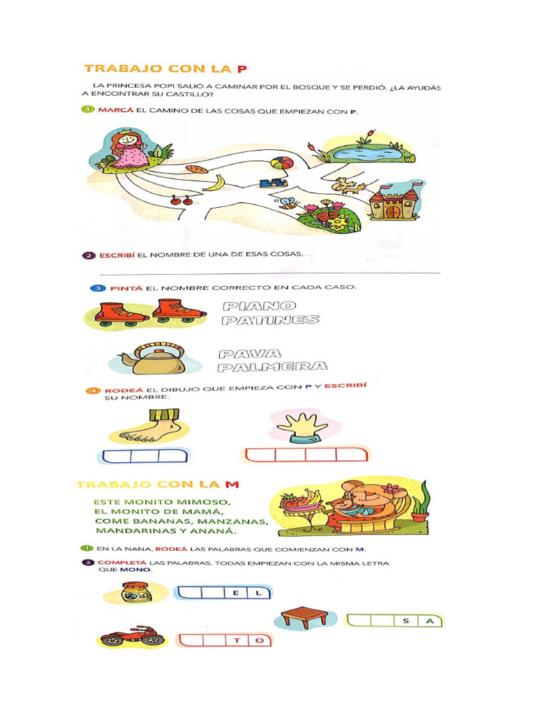 Trabajo Con M y P | PDF