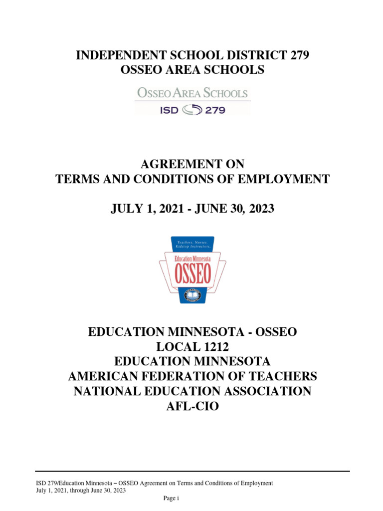 2021-2023 Teacher Contract | PDF | Master's Degree | Salary