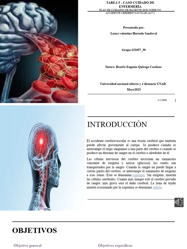 Caso Cuidado de Enfermería– Tarea 5 (2) | PDF | Carrera | Isquemia