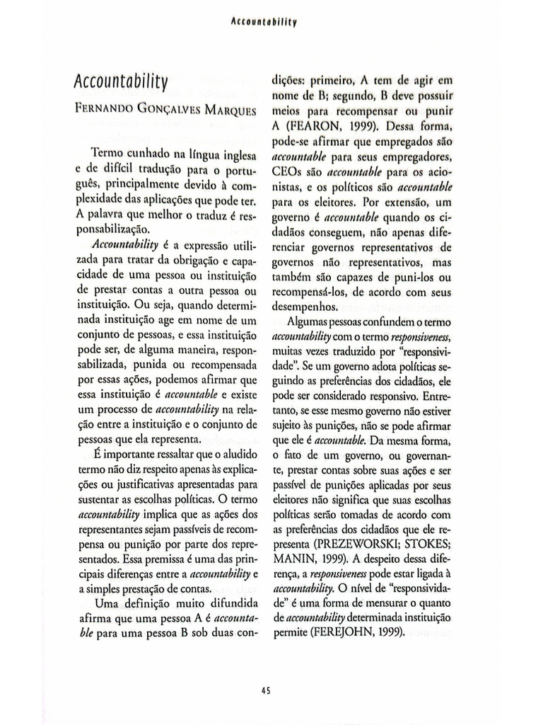 Accountability | PDF