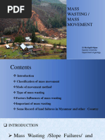 Classification of Mass Movement Types | PDF