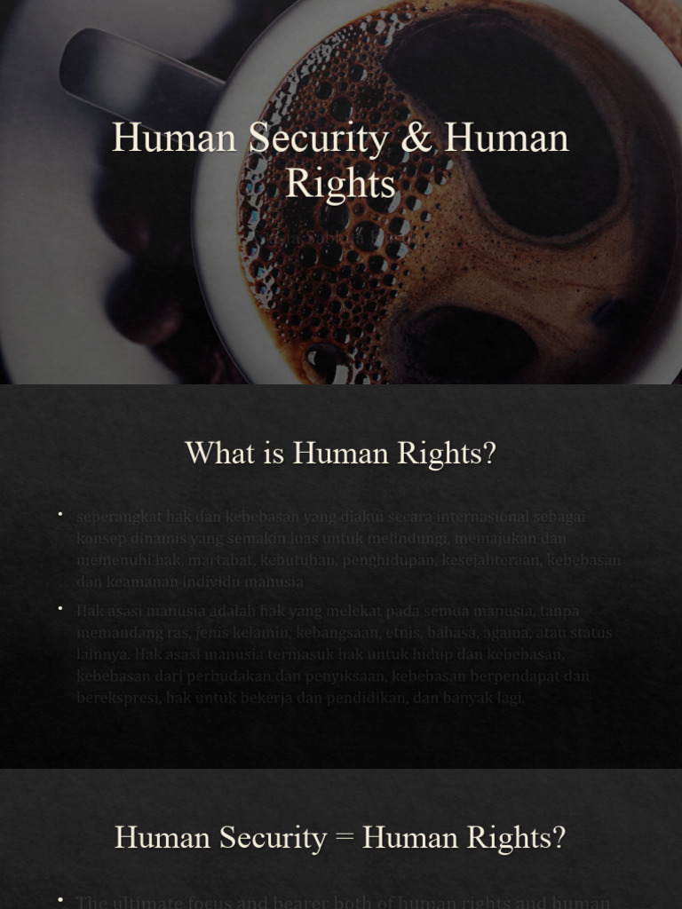 Human Security vs Human Rights | PDF | Human Security | Human Rights