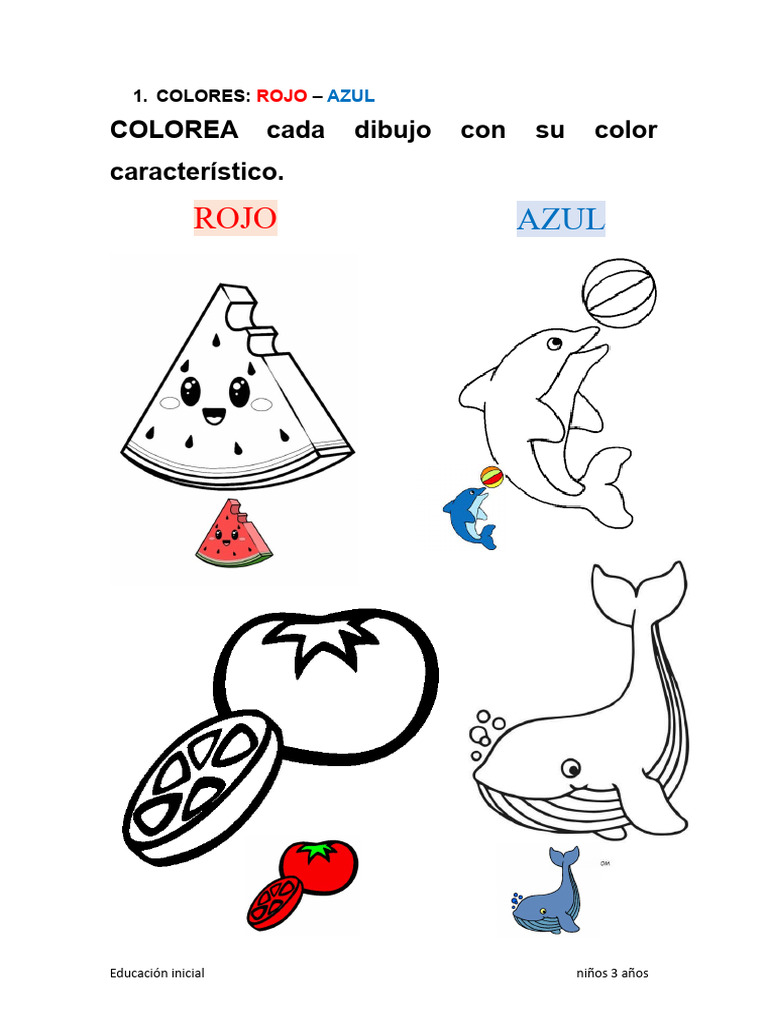 Libro Mate | PDF | Color | Educación de la primera infancia