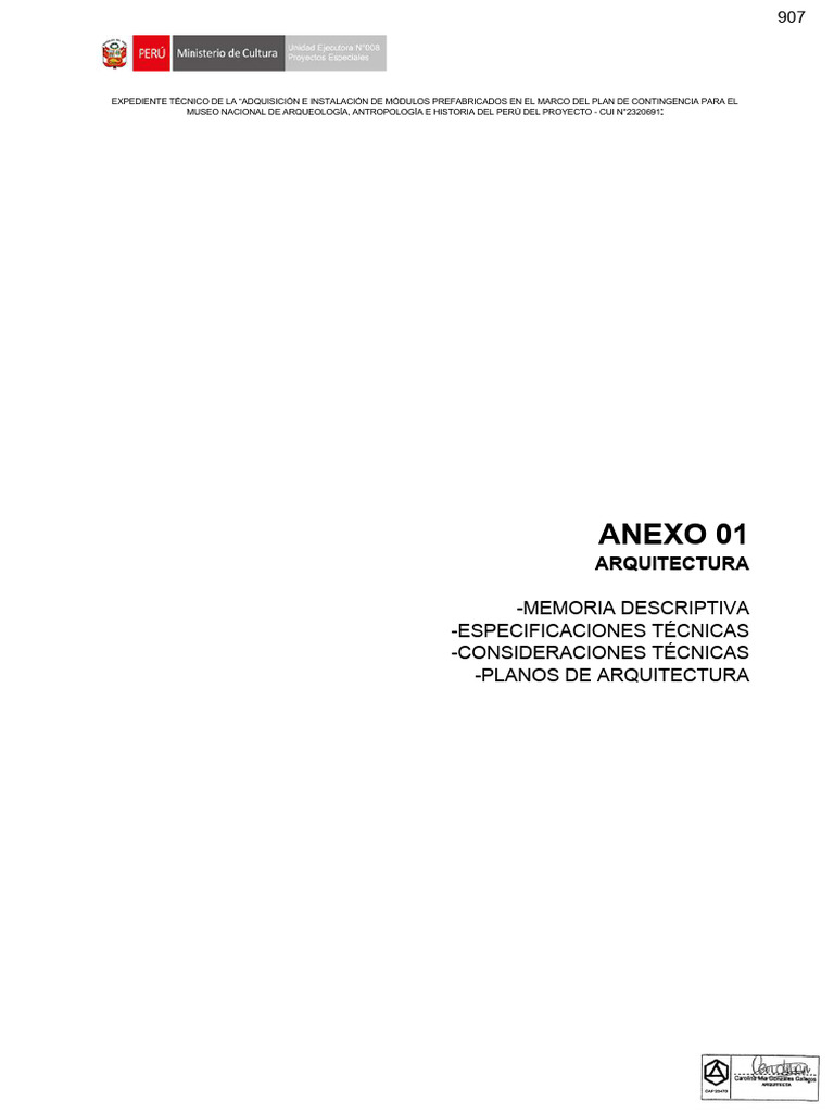 Anexo 01. Arquitectura - Compressed | PDF