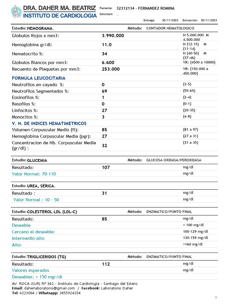 Formula Leucocitaria: Hemograma | PDF | Leucocito | Sangre