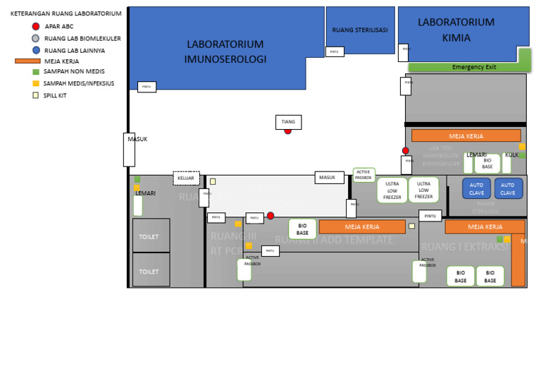 Denah Laboratorium | PDF