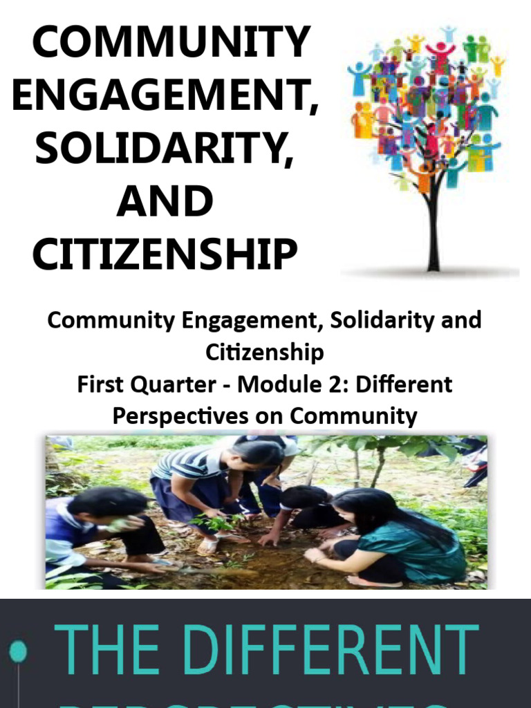 Lesson 2 Part 1 Definitions of Community | PDF | Community | Social ...