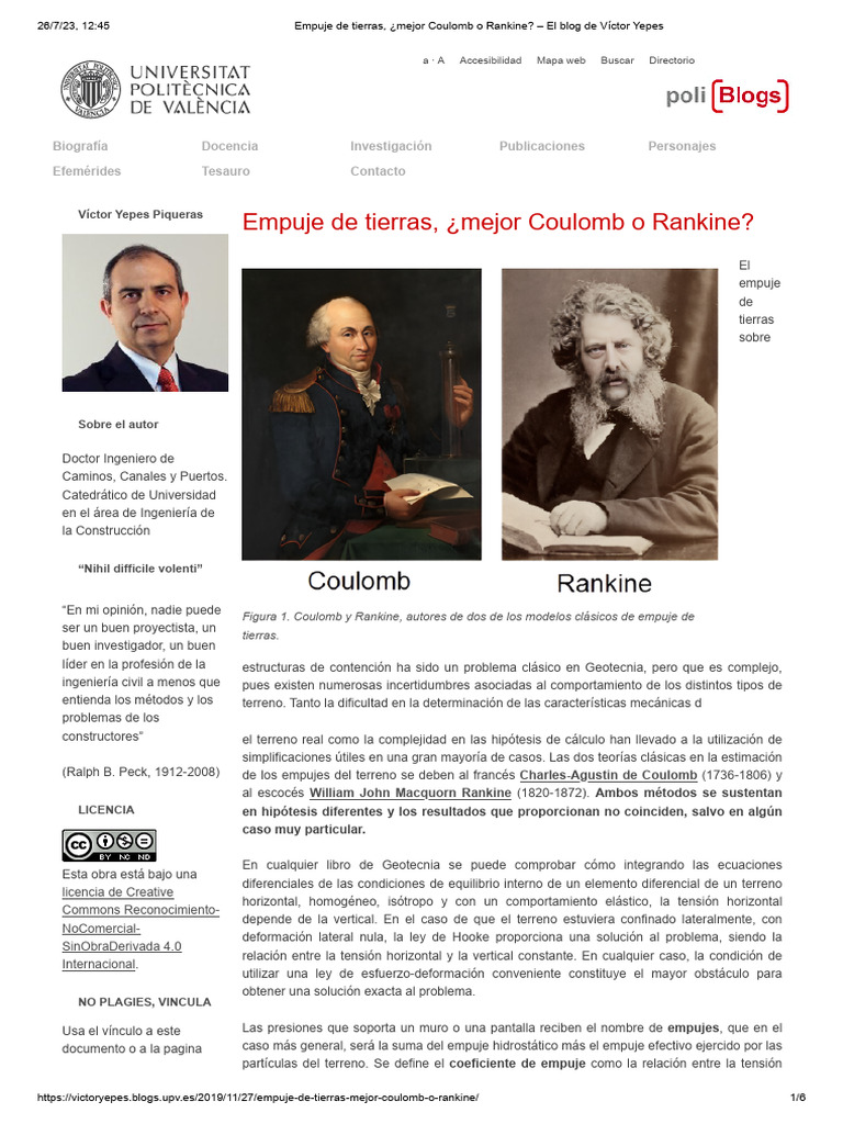 Coulomb Vs Rankine 2 de 2 | PDF