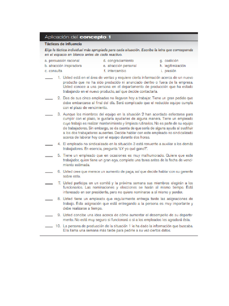 Poder e Influencia Cap4 | PDF